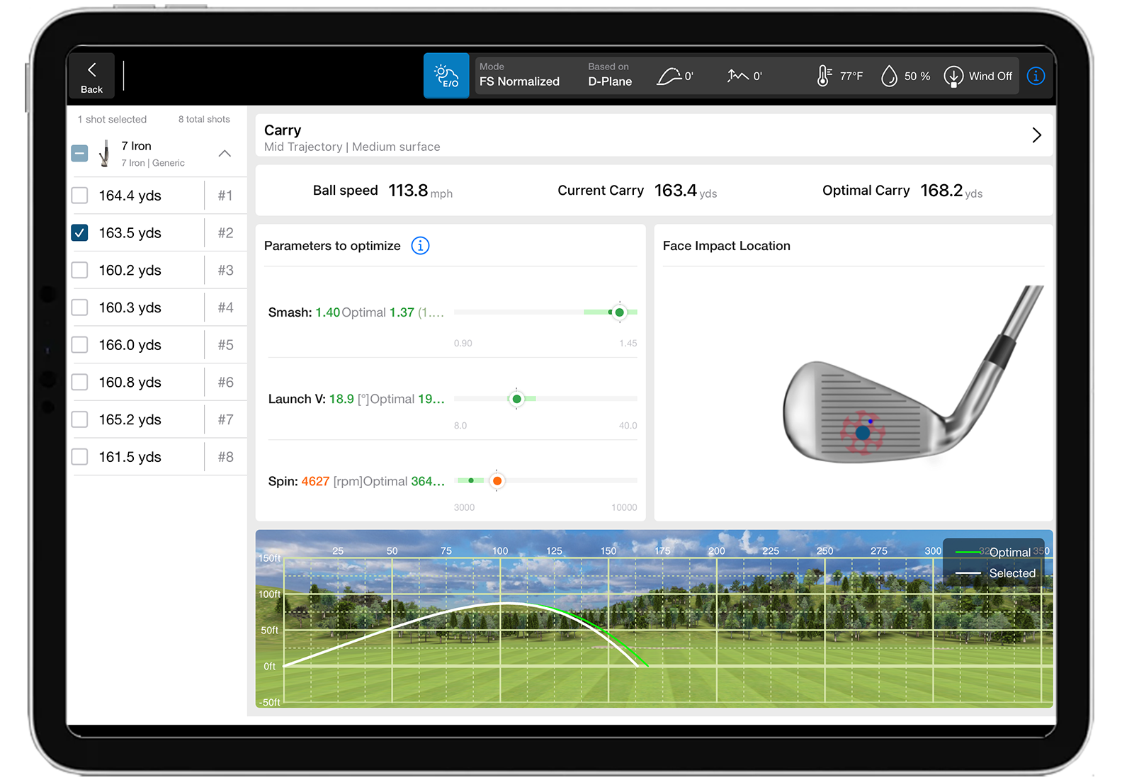 How to use FlightScope’s Trajectory Optimizer