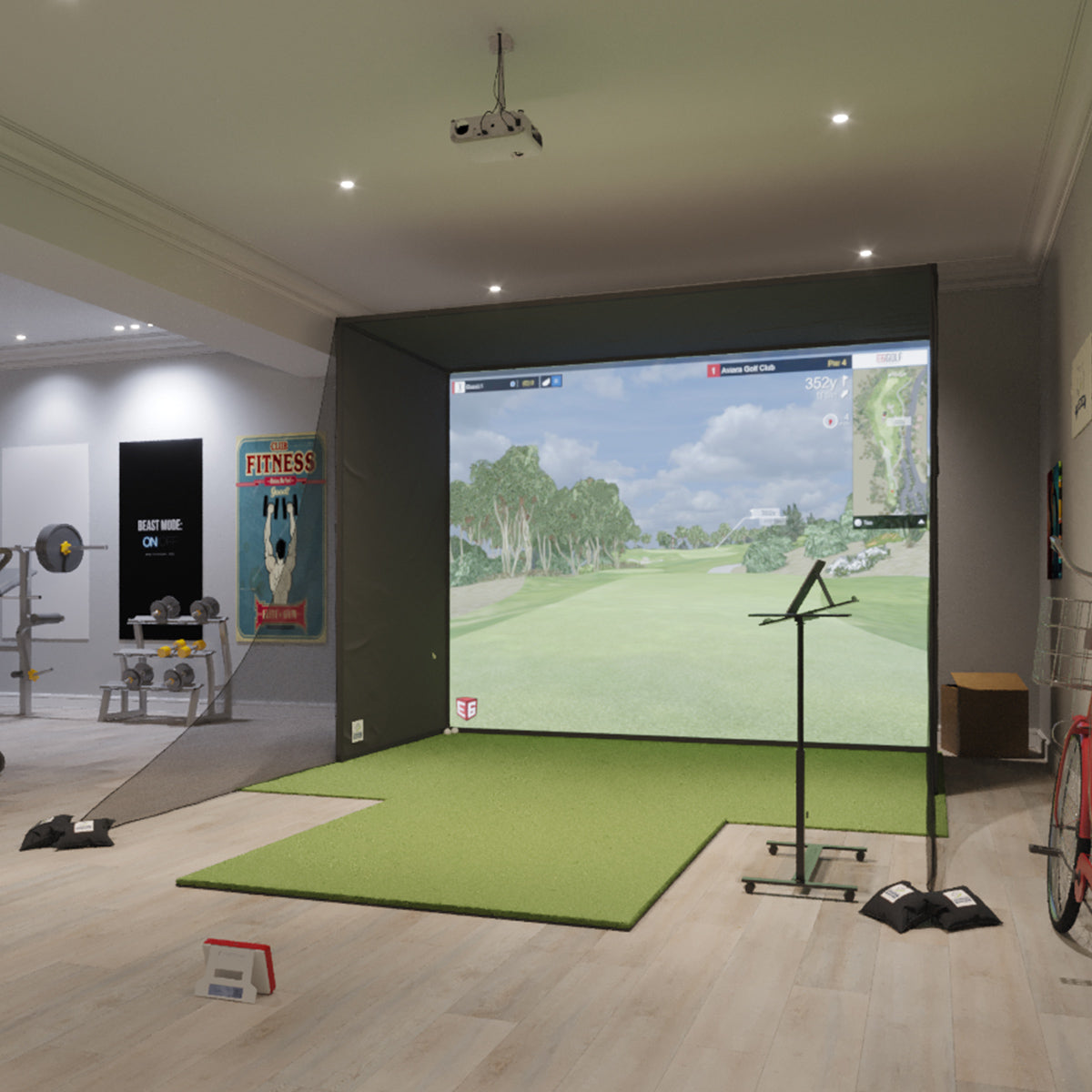 Rain or Shine SwingBay Golf Simulator Screen & Enclosure – FlightScope Golf US Store